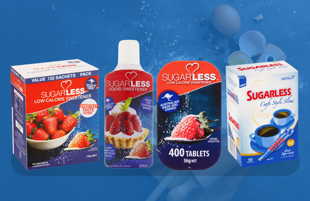 Sugarless Sweetener – Zero‑Sugar Sachets, Sticks & Liquid – Sugarless ...